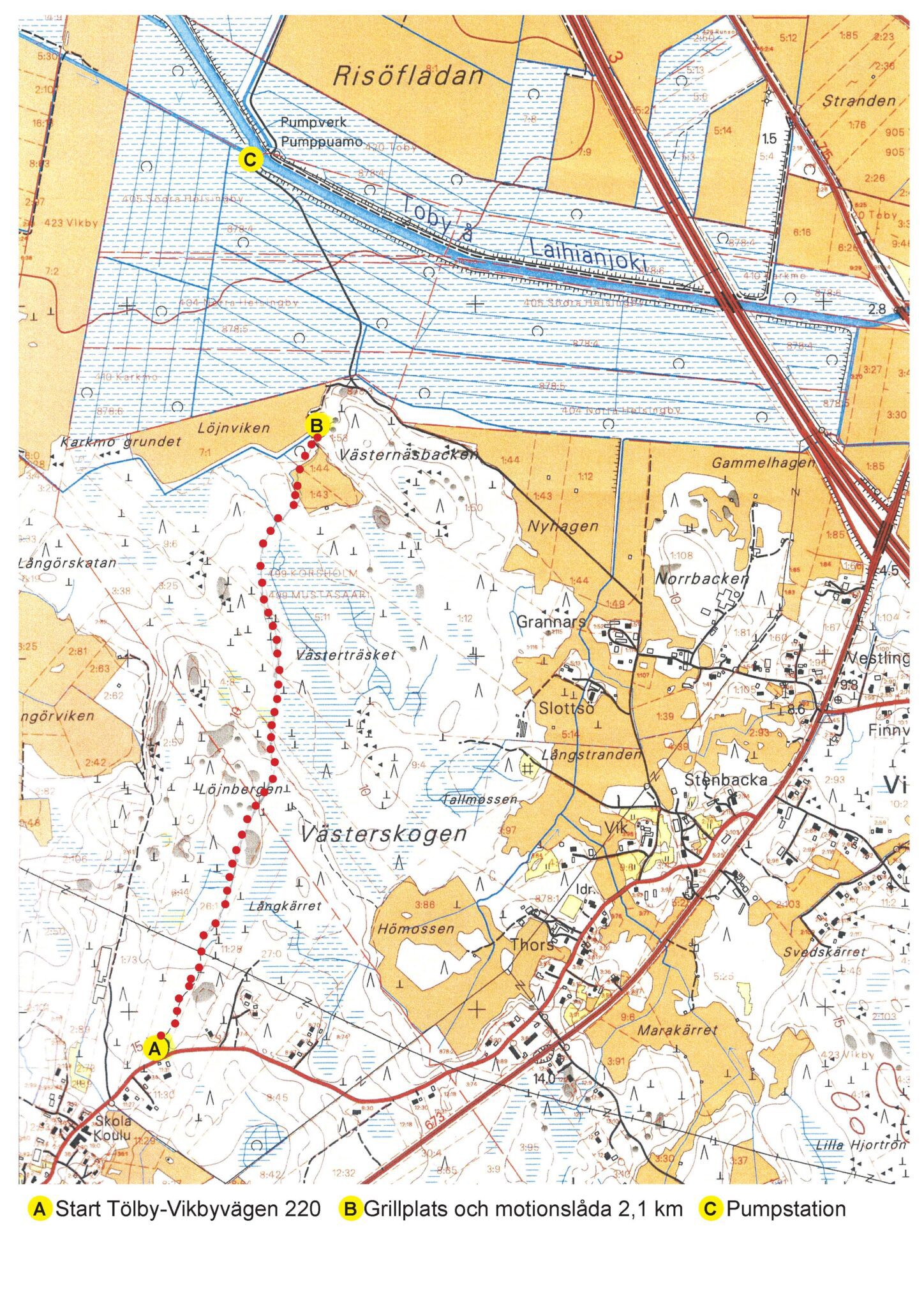 Kyrkstigen - Mustasaari - Korsholm